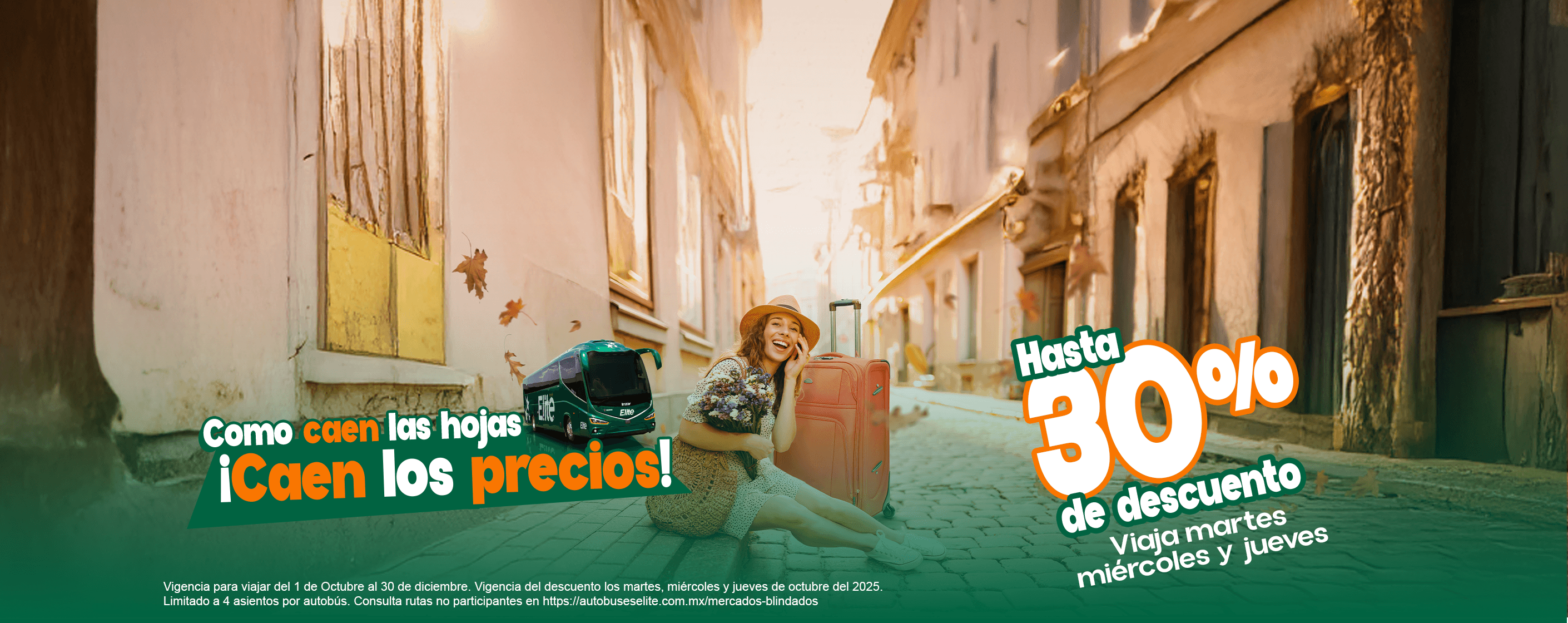 Elite, compra de boletos en línea, rutas y servicios