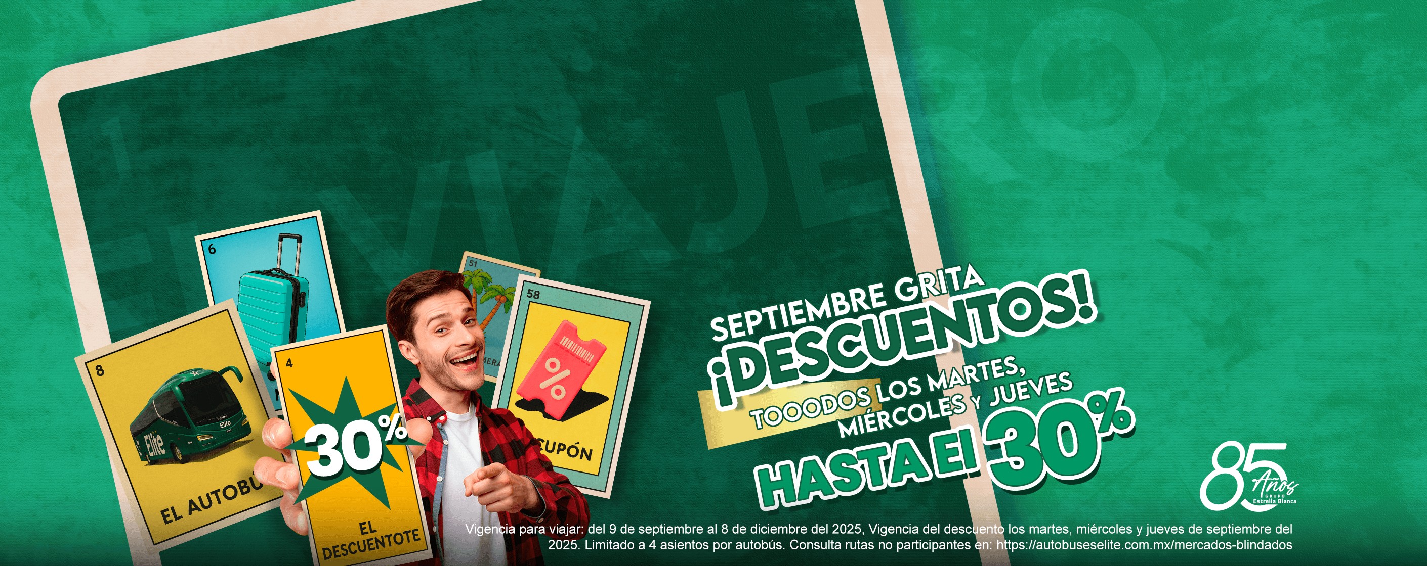 Elite, compra de boletos en línea, rutas y servicios