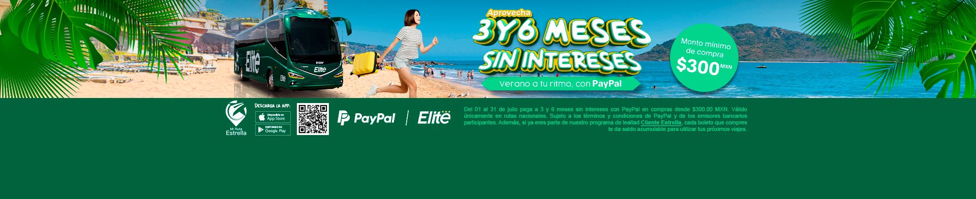 Elite, compra de boletos en línea, rutas y servicios