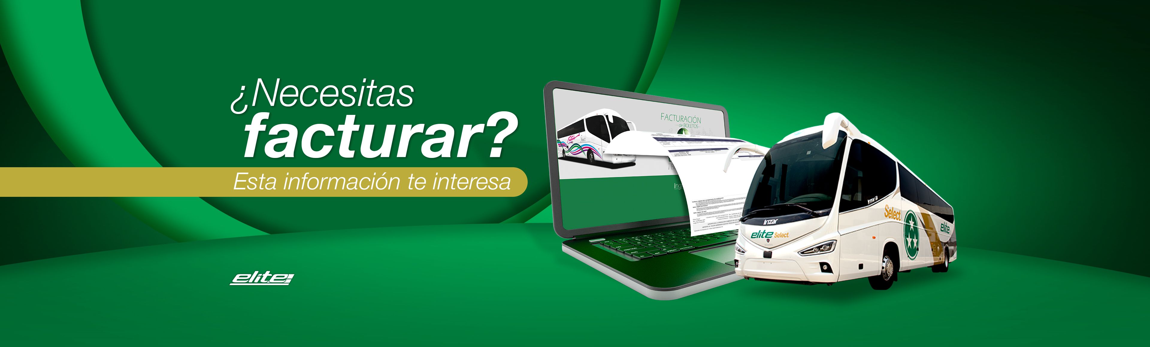 Elite, compra de boletos en línea, rutas y servicios